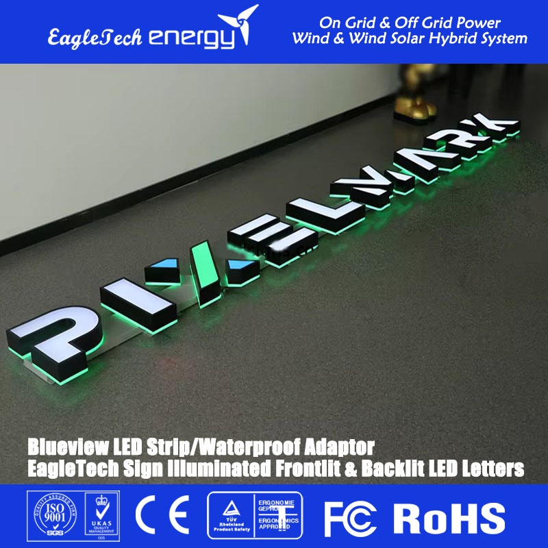 Frontlit and Backlit LED Channel Letters