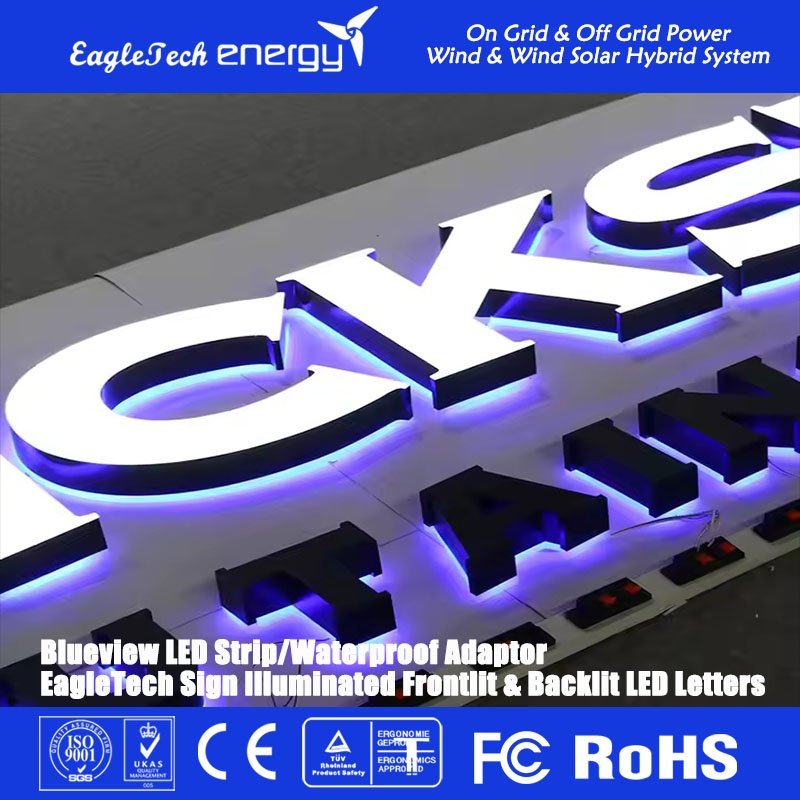 Frontlit and Backlit LED Channel Letters