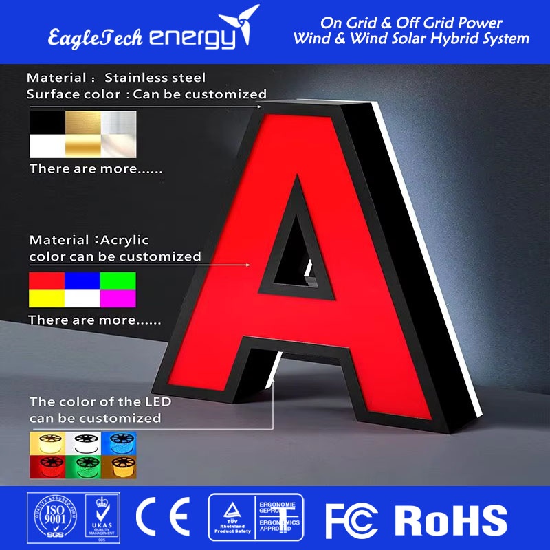 Frontlit and Backlit LED Channel Letters